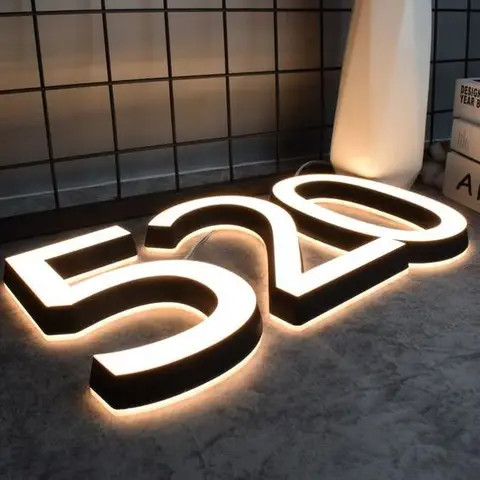 Buy Custom Led Letter Sign Acrylic Logo Sign Led Illuminated Store Sign ...