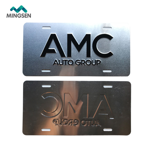 Buy Custom Stamping Aluminum License Plate from Longgang Mingsen Crafts ...