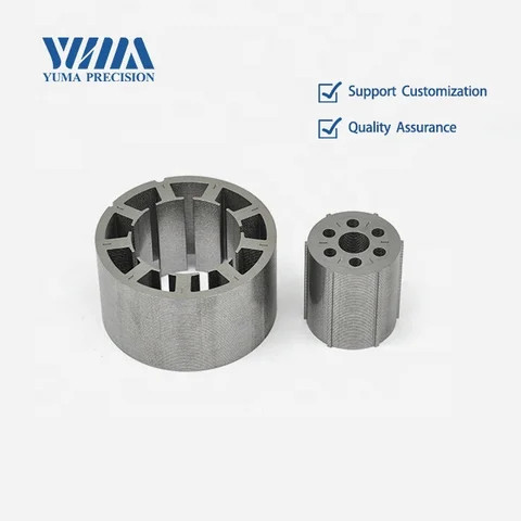 Buy Customizable Motor Rotor And Stator Laminated Iron Core Stamping ...