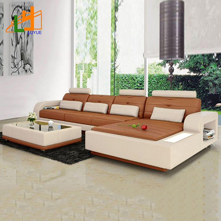Buy Customized Luxury Furniture L Shaped Corner Couch Korean Style Sofa ...