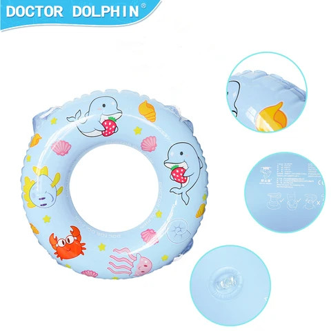 Buy Doctor Dolphin Inflatable Circle Float Swimming Ring Pool Float ...