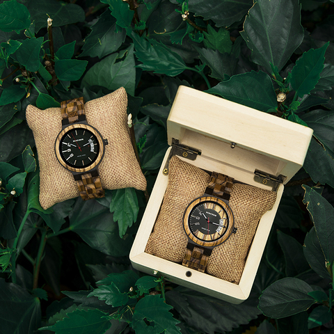 Buy Dodo Deer Personalized Watch All Wood Strap Couples Wooden Watches ...