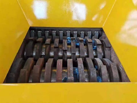 Buy Double Shaft Mini Tire Scrap Metal Wood Chipper Usb Paper Home ...