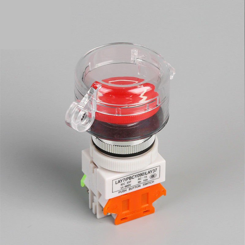 Buy Electrical Push Button Safety Emergency Stop Lockout Fits 22mm 30mm ...