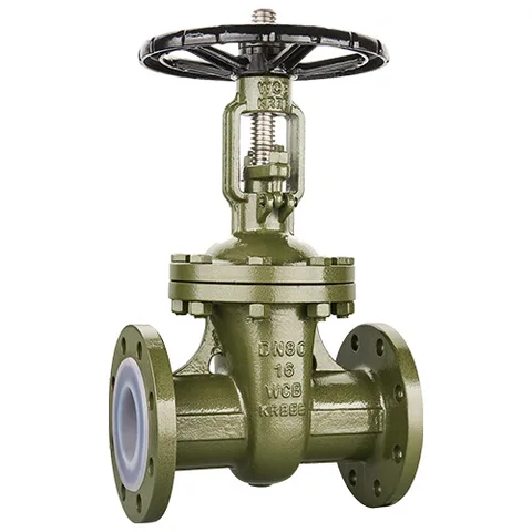 Buy Electric/manual Dn80 Pn10 Fluorine Flange Gate Valve Ansi/asme Cast ...