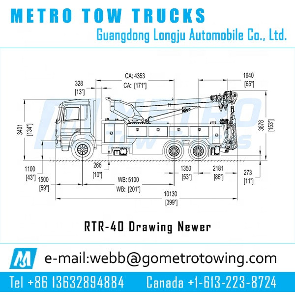 Buy Europe Style Metro Rtr-40 Rotator Wrecker Tow Truck With 40 Ton ...