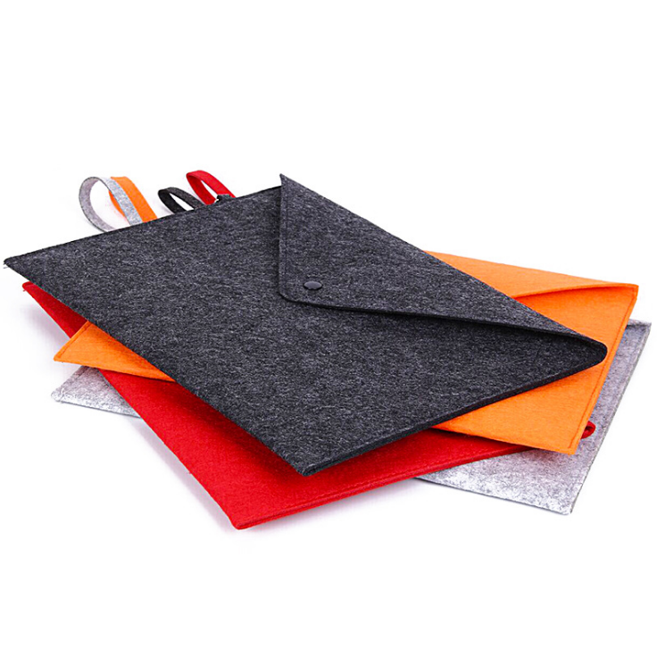 Buy Fashion Handmade Snap Button Design Soft Envelope Bag Felt File ...
