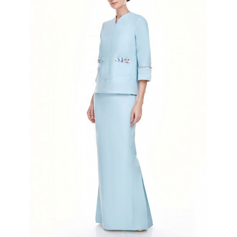 Buy Fashion Lace Modern Baju Kebaya Abaya Arab Drill Maxi Beaded Kaftan ...