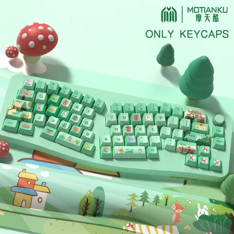 Buy Forest Party Keycaps Cherry Profile Personalized Keycap For ...
