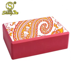 Buy Hardness Double Color Yoga Block Eva Fitness Yoga Brick Foam Blocks ...