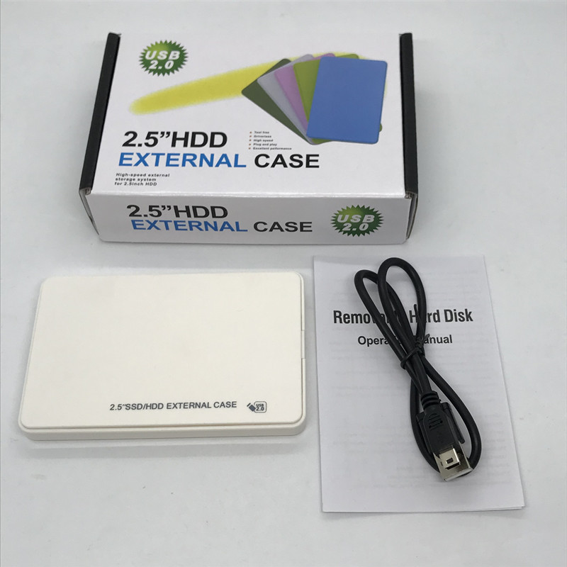 Buy Hdd Enclosure 2.5 Inch Usb 2.0 Plastic External Sata And Ssd Case ...