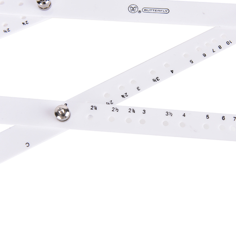 Buy Hot 34cm Scale Drawing Ruler Artist Pantograph Folding Measure ...