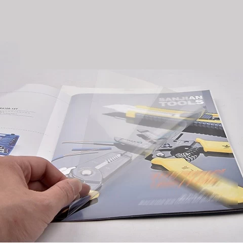 Buy Hot Sale A3 A4 Size Pvc Book Cover Plastic Sheet Hard Cover For ...