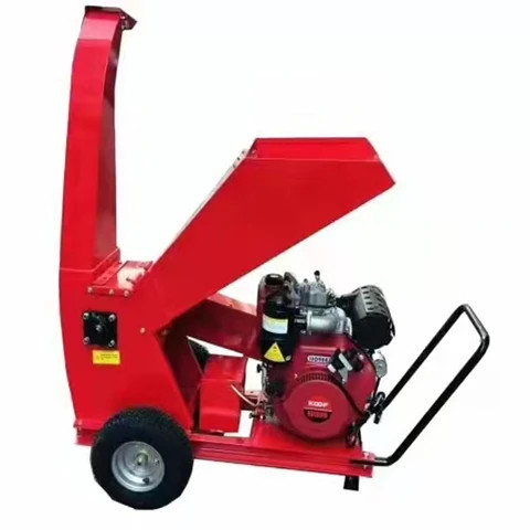 Buy Household Mini Self-propelled Tree Shredder Mulcher Orchard Straw ...