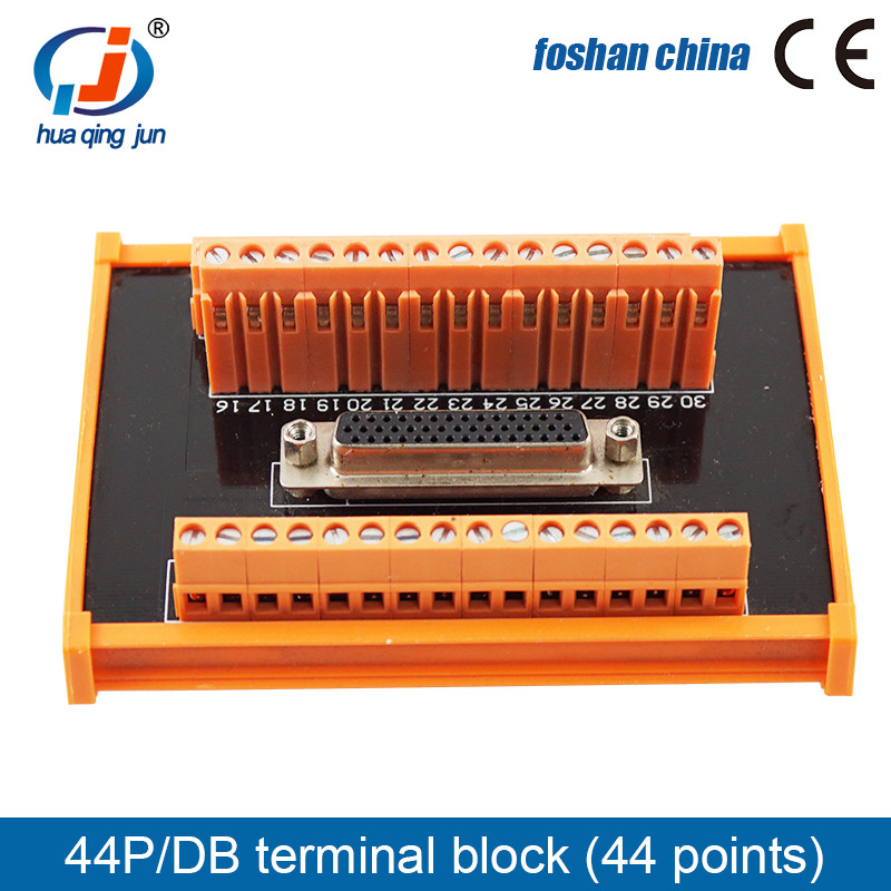 Buy Huaqingjun Dc 24v Terminal Block 25p/db Terminals Db To 5.08 ...
