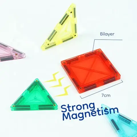 Buy Intelligent 3d Magnet Tiles Magnetic Building Block Toys Tiles Road ...