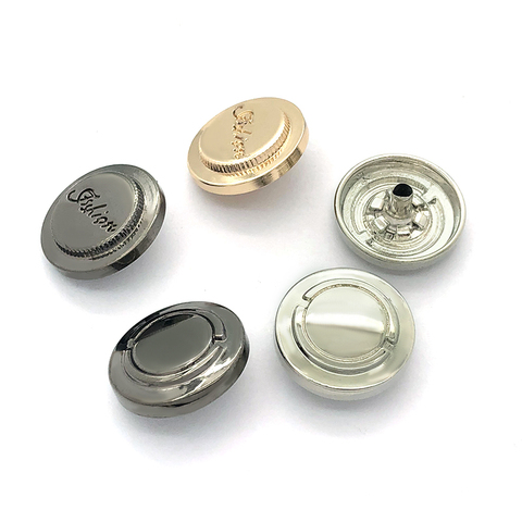Buy Light Gold Snap Button 1.5cm Letter Rabbit European Standard ...