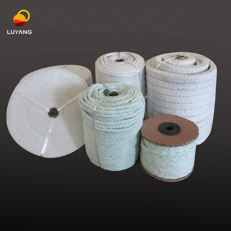 Buy Luyangwool Fire Proof Insulation Aluminium Silicate Fiber Rope ...