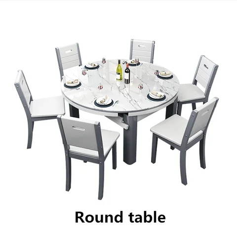 Buy Marble Dining Table Set Mesa De Jantar Dining Room Furniture Home ...