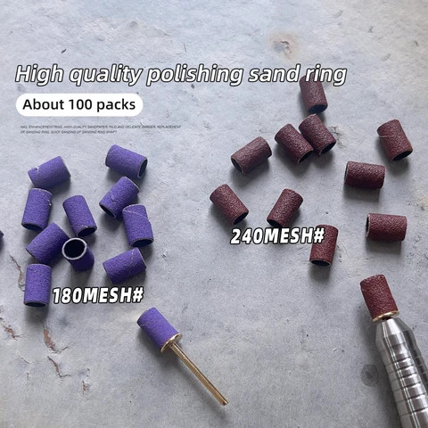 Buy Nail Tools High Quality Sanding Ring Electric Rub Nail File Set Quickly Remove Nail Polish ...