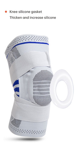 Buy Nylon With Silicone Spring Pads Knee Sleeve Support Brace from ...