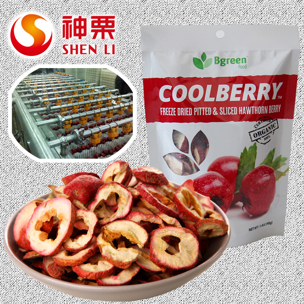 Buy Organic Hawthorn Berry Fruit Chips, Freeze Dried Fruit Chips from ...
