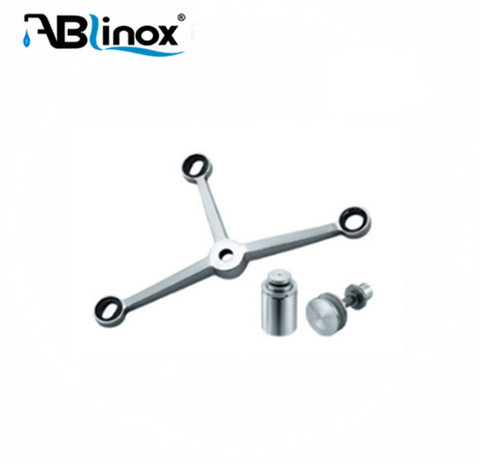 Buy Point Supported Stainless Steel 4 Arms Glass Spider Fitting For ...