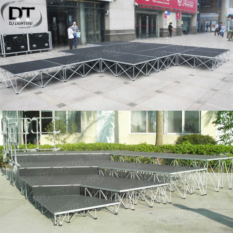 Buy Portable Mobile Stage Outdoor Concert Mobile Scene Aluminum Glass ...