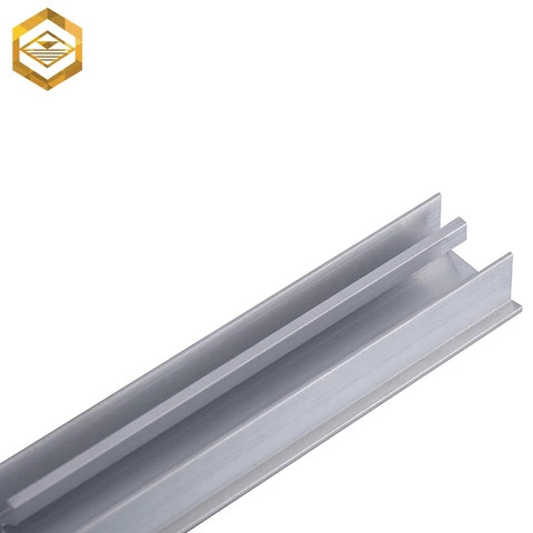 Buy Powder Coat Aluminum Rail Profile For Slide Windows And Door from ...