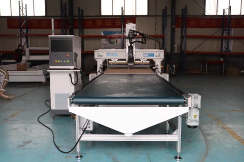 Buy Production Furniture Line Cnc Router Wood Working Automatic Loading And Unloading Nesting ...