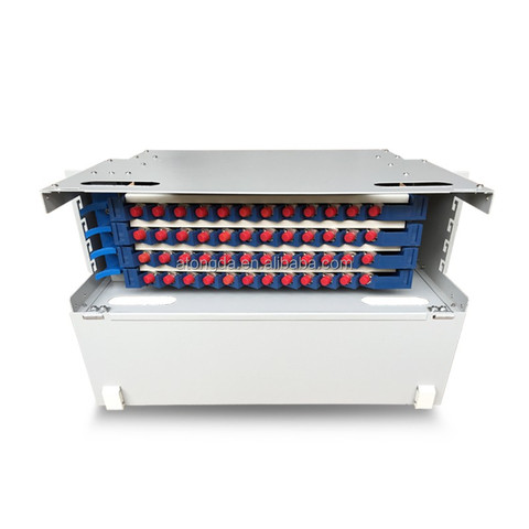 Buy Rack Mount Odf 24 Port Fiber Optic Patch Panel Full Sc Pigtail Sc ...