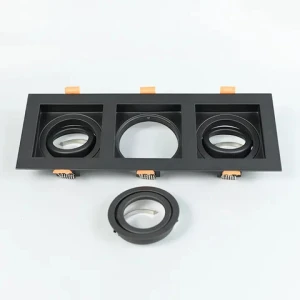 Buy Rectangle Spot Lights Fixture Recessed Adjustable Mr16 Gu10 Square ...