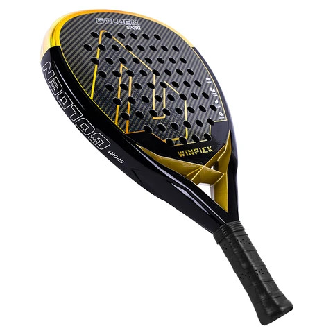 Buy Shiny Shape Gold Stamping Craft Kevlar T700 Carbon Fiber Padel ...
