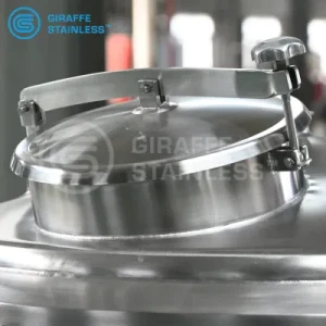 Buy Ss304 316 Sanitary Food Grade Circular Manway With Sight Glass ...