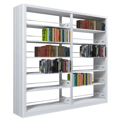 Buy Steel Industrial Bookcase Bookshelf Iron Bookstore Furniture School ...