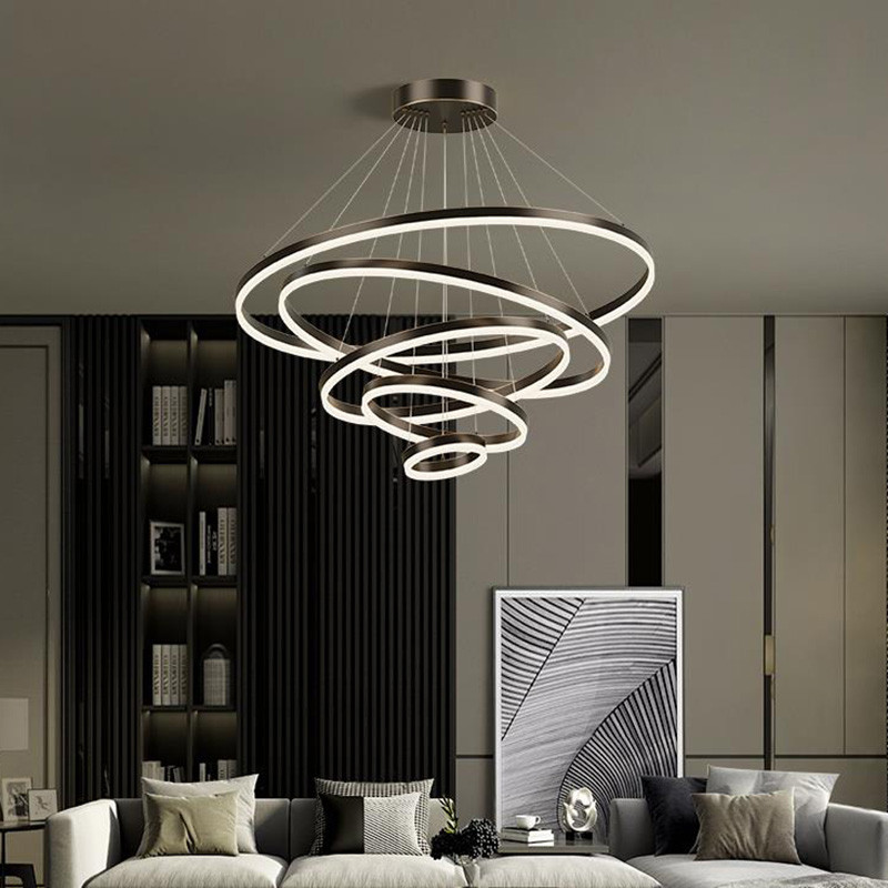 Buy The Combination Chandelier Of Living Room Dining Room Of Villa Made ...