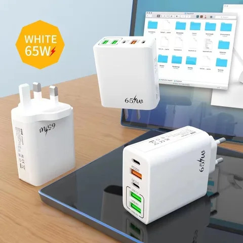 Buy Usb C Charger 65w Fast Charge 5-port Type C Mobile Phone Charger Pd ...