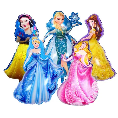 Buy Wholesale Custom Cartoon Character Princess Helium Balloons Set ...