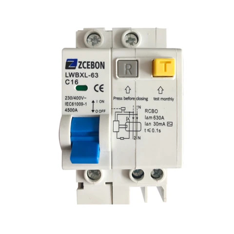Buy Zcebox Electrical Box Smart Residual/rccb/rcbo Circuit Breaker Mcb ...