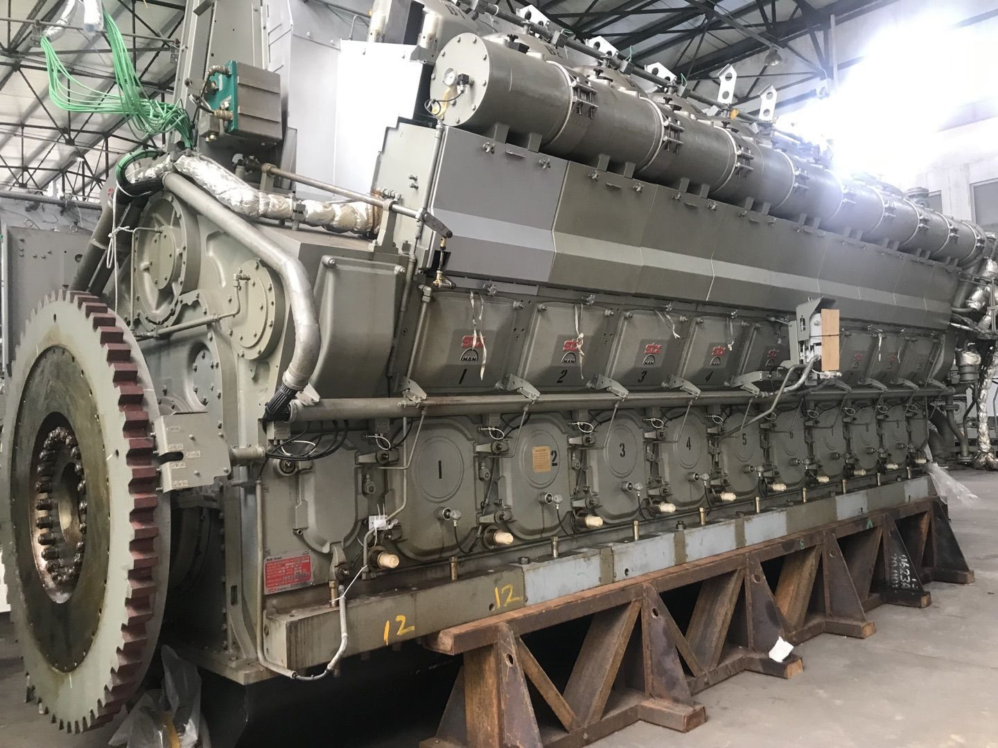Buy 9mw 9000kw New Generator Ship Engine Hfo&mdo Man 18v32/40 from ...