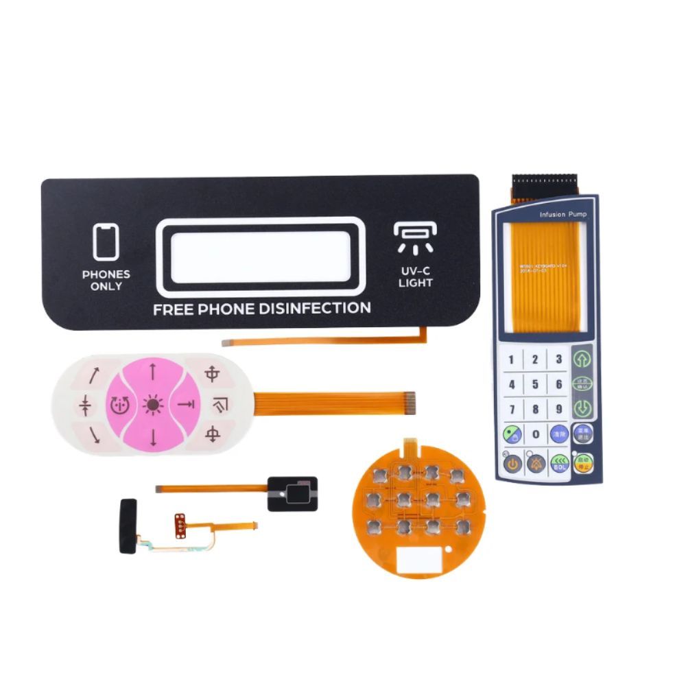 Buy Silk-screen Frosted Or Smooth Embossing Led Backlight Fpc Membrane ...