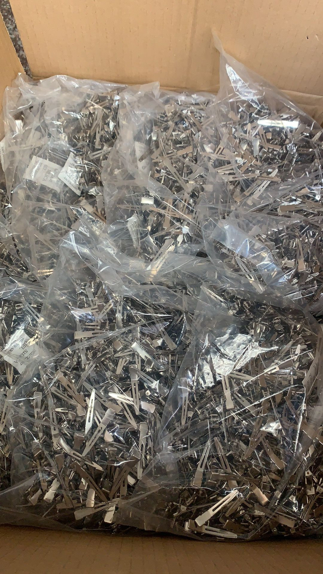 Buy Silver Metal Hair Pin Sectioning Clips Widely Used In Hairdresser ...