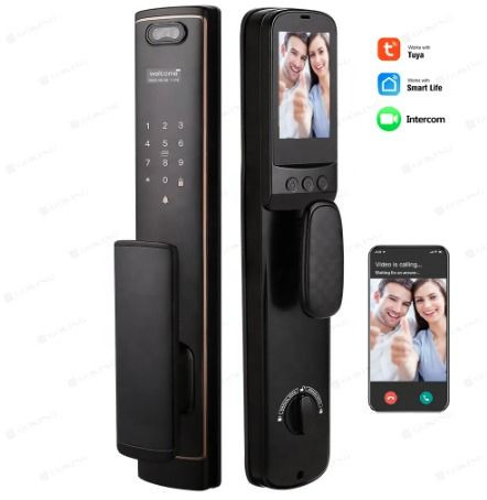 Buy Goking Electronic Real Time Video Intercom Fingerprint Face ...