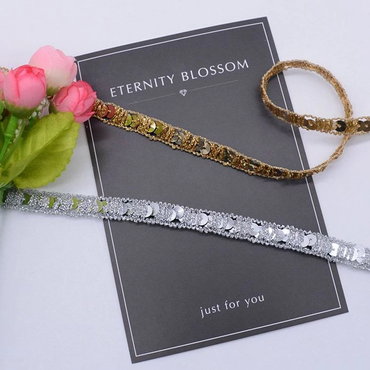 Buy Gold Sequin Trim from Kejing Lace Co.,Ltd, China | Tradewheel.com
