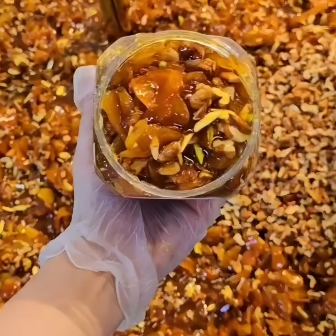 Buy Ginger & Honey Elixir Whith Nuts & Iranian Saffron_natural Energy ...