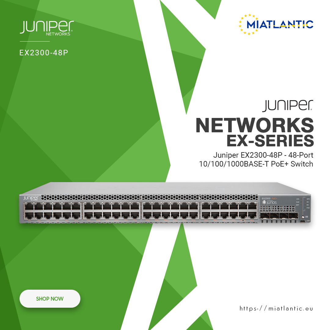 Buy Juniper Ex2300-48p - 48-port 10/100/1000base-t Poe+ Switch from ...