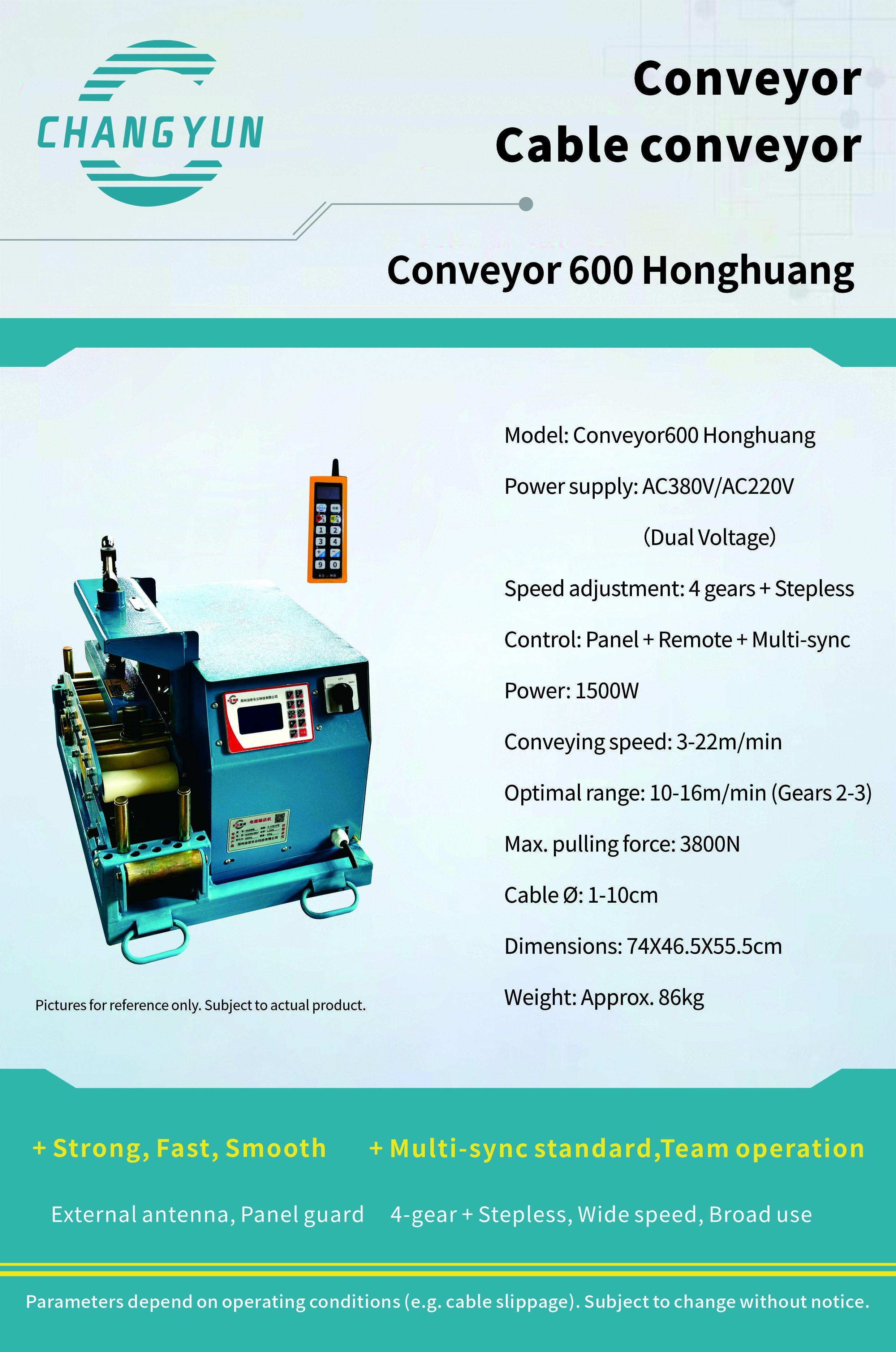 Buy Industrial-grade Remote Control Cable Conveyor: Quick-pressure ...
