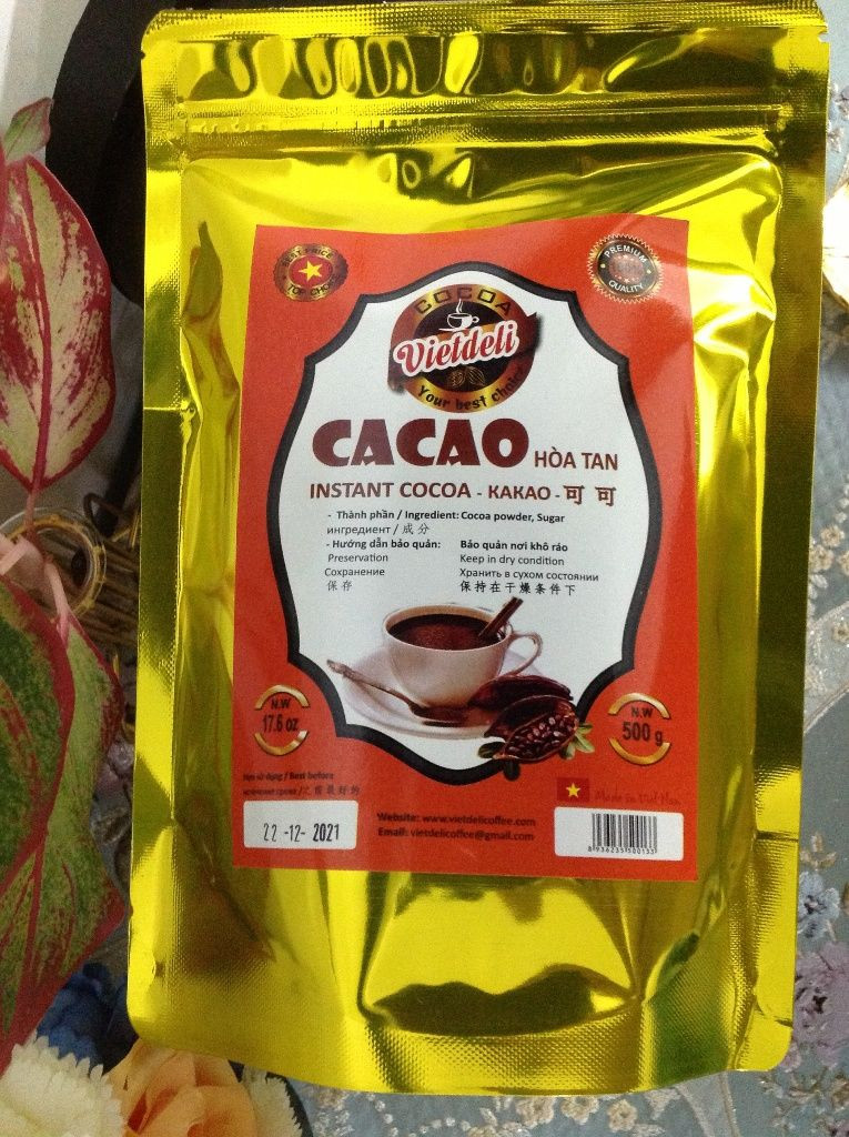 Buy Instant Cocoa Powder 2 In 1 - Bag 500g - Vietdeli from VIET DELI ...