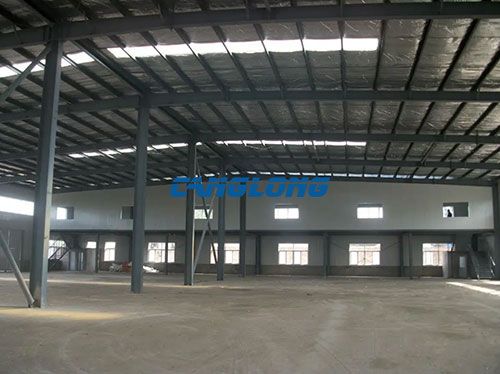 Buy Double Storey Factory Building Design Light Steel Structure Frame ...