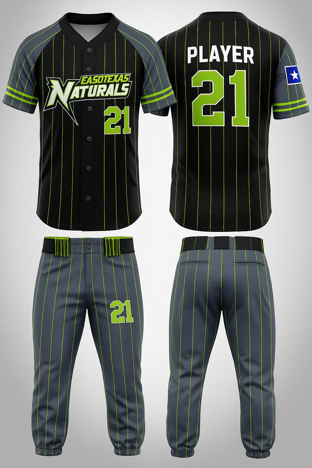 Buy Baseball Pants And Full Button, Set Uniform, Full Dye Print ...